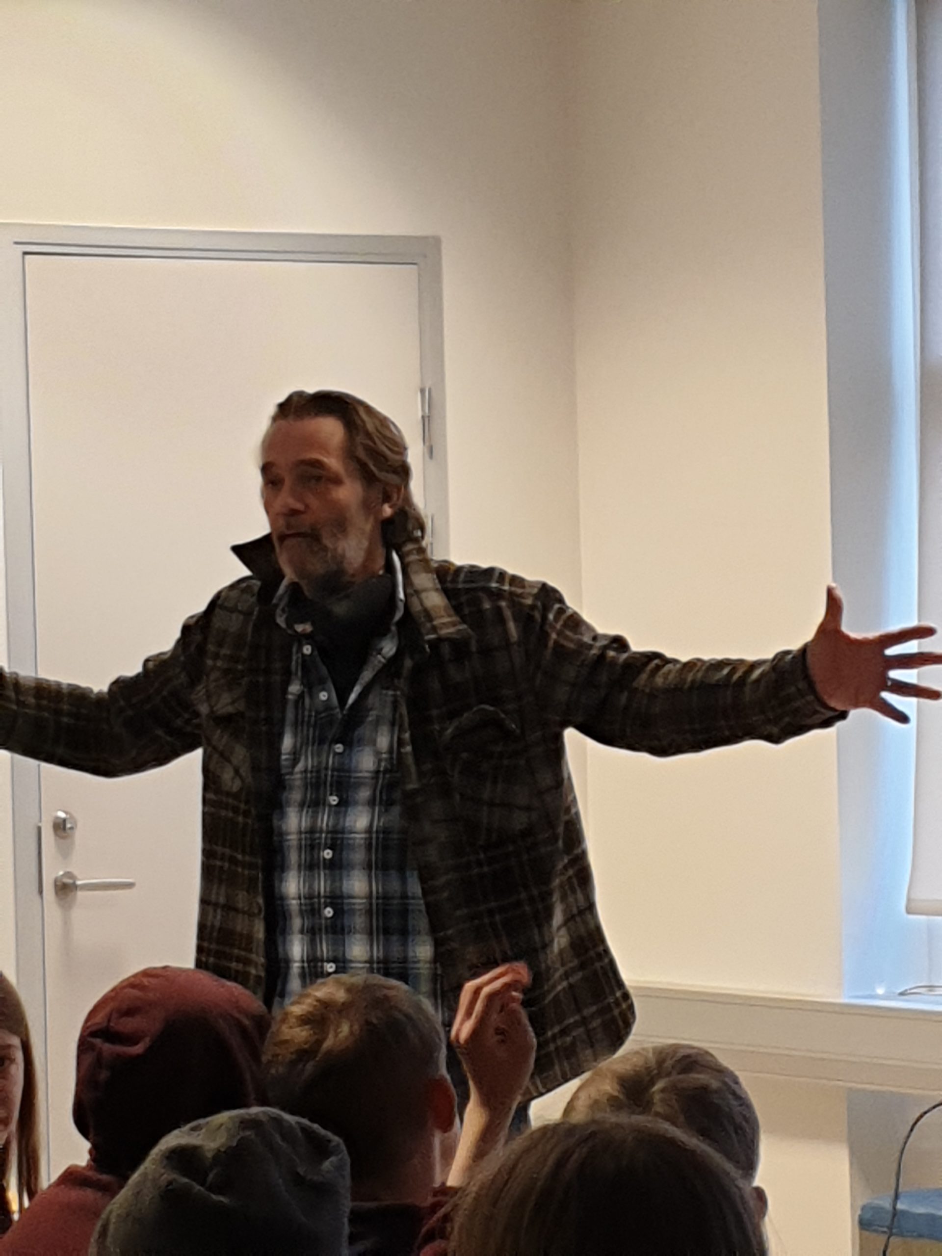 Heimsókn höfundar Benjamíns dúfu – Sunnulækjarskóli